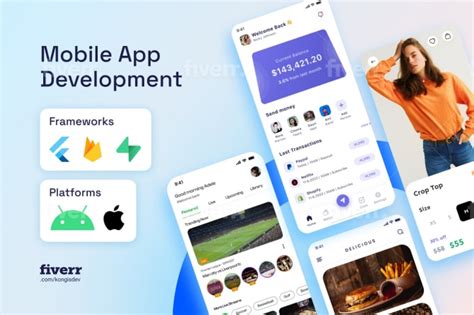 Develop Custom Flutter Applications From Concept To Launch By Kongisdev Fiverr