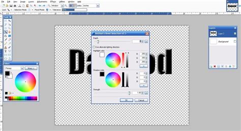 How To Make Black Polished Text In Paint Net Guide Text Effects Paint NET Forum