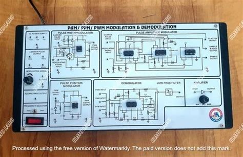educational and scientific model analog pam pwm ppm modulation demodulation kit for laboratory at