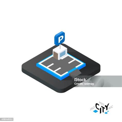 등대 주차 아이콘 도시 인포그래픽 요소 구축 벡터 일러스트레이션 주차장에 대한 스톡 벡터 아트 및 기타 이미지 주차장 등측투영법 주차장 표지판 Istock