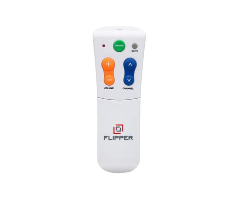 Flipper Big Button Universal Tv Remote For Seniors Elders Easy Setup And Programmable Favorites