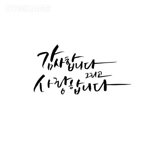 캘리그라피 감사합니다 그리고 사랑합니다 D210503 수현캘리 일러스트 감사합니다 그리고 사랑합니다 캘리 캘리그라피 감사 부모님 선생님 가족 감사인사