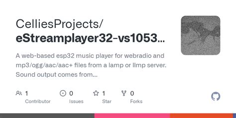 Github Celliesprojects Estreamplayer Vs Pio A Web Based Esp