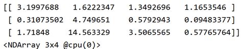 mxnet deep learning framework 01 ndarray most basic use data structure