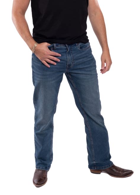 Thick Thicc Fit Knight Mens Dark Blue Jeans The Perfect Jean