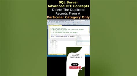 Sql Query Using Cte Delete Duplicate Records Complex Query Specific