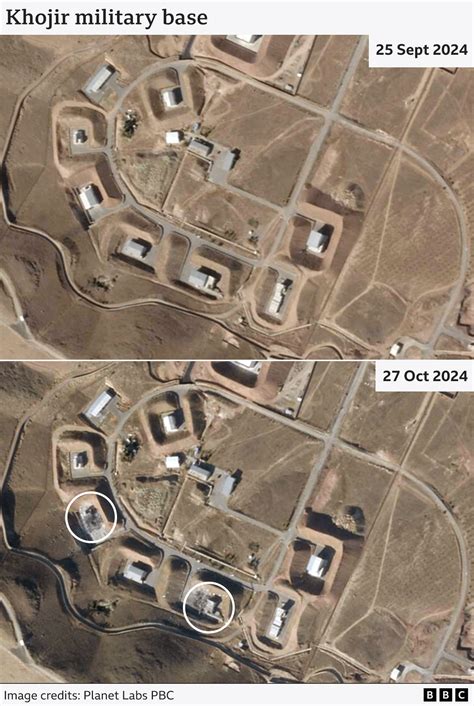 What Satellite Images Reveal About Strikes On Iran Bbc News