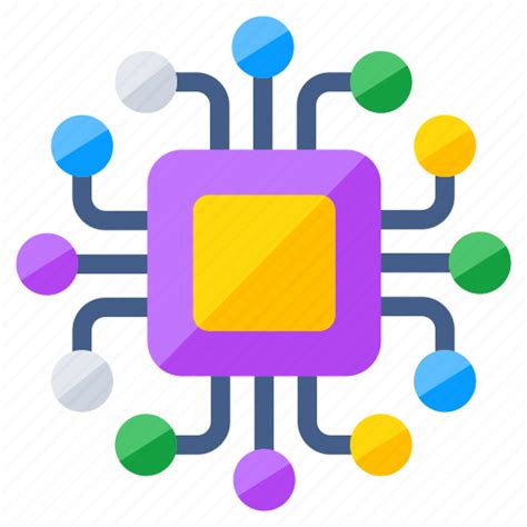 Ai Processor Microprocessor Microchip Cpu Memory Chip Icon Download On Iconfinder