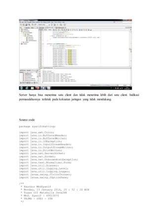 Laporan Tugas Network Programming PDF