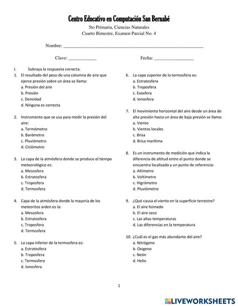 Ccnn 5 Examen Parcial No 4 B4 Live Worksheets