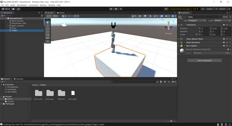 pick and place workflow in unity 3d using ros matlab and simulink