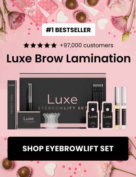 Lash Lift Kit Your Best Lash Lift At Home Solution Luxe Cosmetics