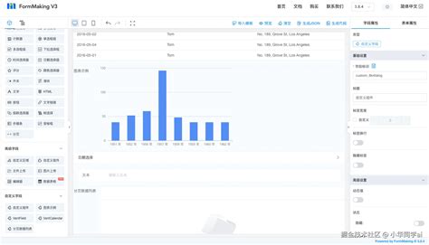 Vue Form Making：star55k，一款强大的vue表单设计器适用于低代码平台、自定义表单vue For 掘金
