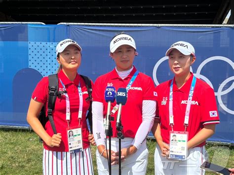 Korea 모자 쓴 여자 골퍼들 금·은·동 하나씩 따겠다[올림픽]