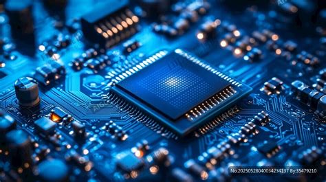 Ai创作图芯片 电路板 电子元件 科技 电路 集成电路 半导体 微芯片 硬件 焊点 线路 电子科技 微观 芯片制造 科技产品 昵图网