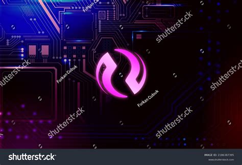 Injective Protocol Inj Cryptocurrency Coin Symbol Stock Illustration