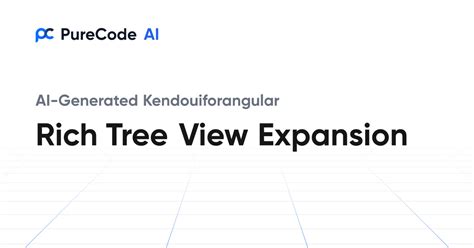 build great kendouiforangular rich tree view expansion components