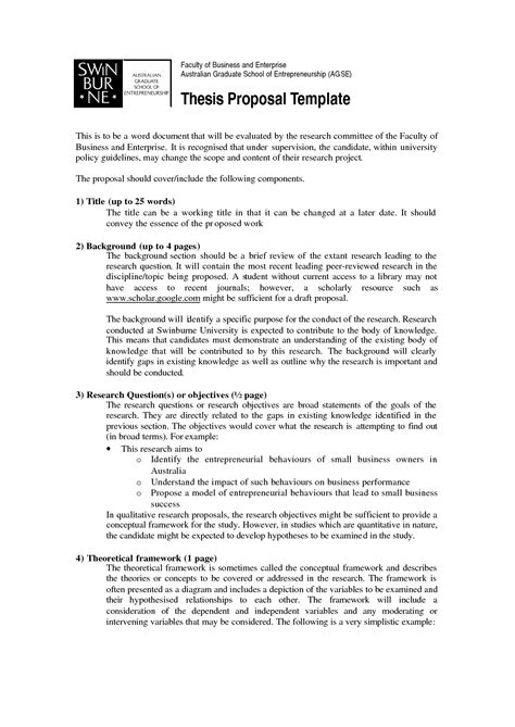 Master Thesis Proposal Template