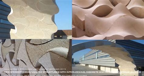 New Stereotomical Vaulted Structures With Interlocking Discrete And Reciprocal Frame Bloc