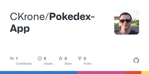 Github Ckrone Pokedex App