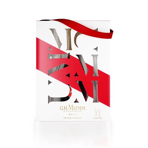 G H Mumm Grand Cordon 750ml Champagne T Pack Two Champagne