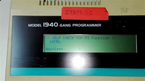 79592 Minato 1940 Eprom Programmer Self Test Youtube