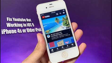 Fix Youtube Not Working On IOS IPhone S Or Older IPad In YouTube