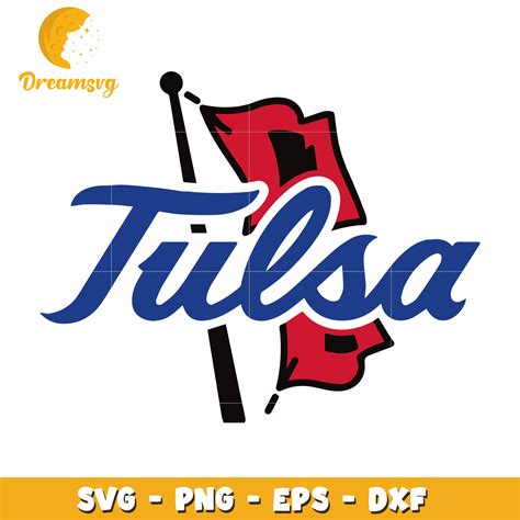 Tulsa Flag Logo Svg Clipart For Creative Design Projects Dreamsvg Store