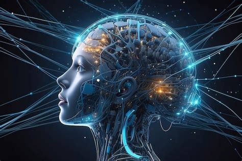 Premium Photo Modern Technology Connections Generative Ai