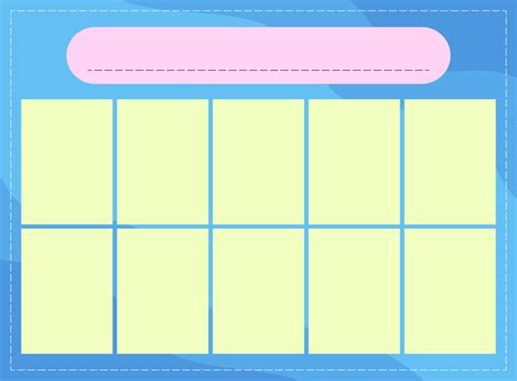 Printable Blank Ten Frames