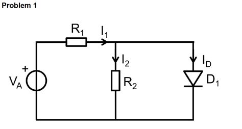 solved determine the currents i1 ﻿i2 ﻿and id ﻿r1 10 ﻿k