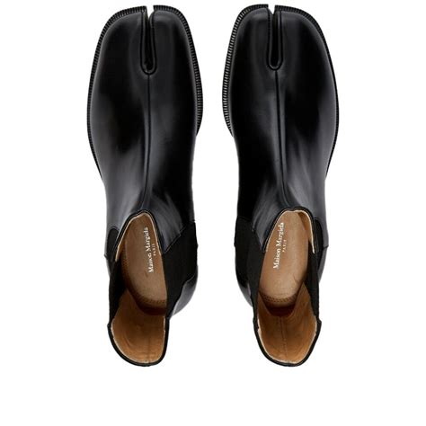 Maison Margiela Womens Tabi Chelsea Boots In Black Maison Margiela