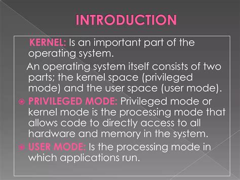 microkernel architecture pptx operating systems computer software