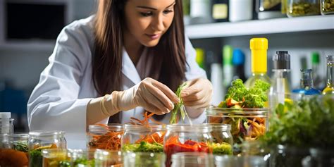 Scientist Analyzing Food Samples In Lab For Nutritional Content And