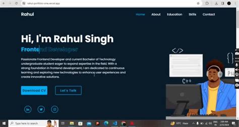 Rahul Singh On Linkedin Personalportfolio Responsivedesign