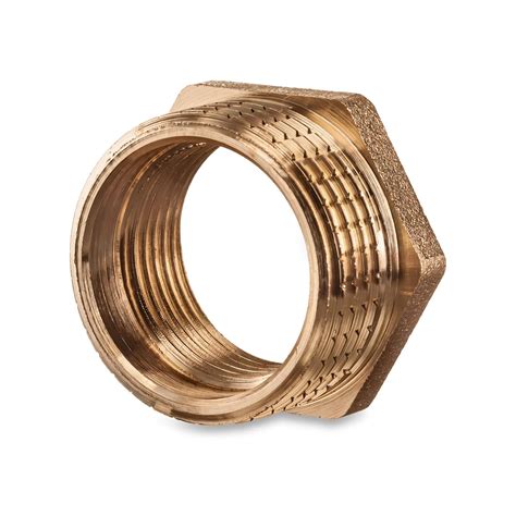 Metalandbrassco Brass Bushing 1 Male X 34 Female Threaded Brass