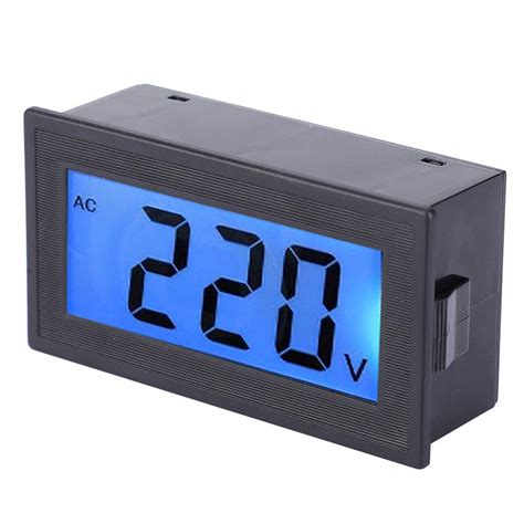 Digital Panel Meter Voltage Monitor Tester Gauge LCD Digital Voltmeter AC Voltmeter LCD Display