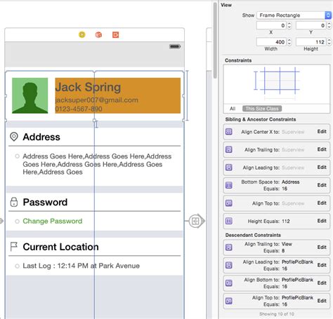 Ios Unexpected Nslayoutconstraint Behaviour In Ios7 Stack Overflow