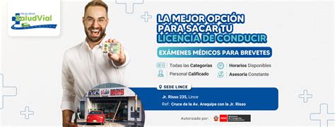 Saludvial Mariátegui Te Saluda El Centro De Salud Vial Peru Has Tu Reserva Para Tu Examen