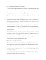 Unit One Lab Questions Forensic Science Docx Why Is Chemical Analysis Used In Forensic