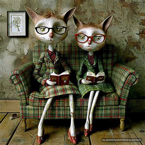 Ai创作图猫咪女孩装饰画 个性创意猫和双鱼 搞怪猫咪插画 素材潮流猫咪 新房装修创意猫装饰画 陪伴女主人看书的猫 宠物怀旧装饰画 另类创意广告挂画 猫咪装饰画设计 猫咪趣味插画 3d卡通猫咪