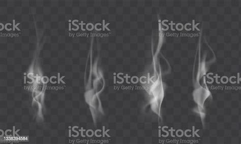 투명한 배경에 격리 된 연기 세트 커피 나 차 한 잔에서 흰 증기 벡터 일러스트레이션 0명에 대한 스톡 벡터 아트 및 기타 이미지 0명 곡선 담배 Istock