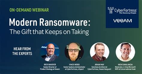 Master Ransomware Protection Join Our Cyberfortress Webinar