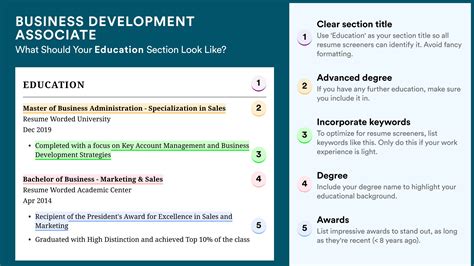 Business Development Associate Resume Examples For 2025 Resume Worded