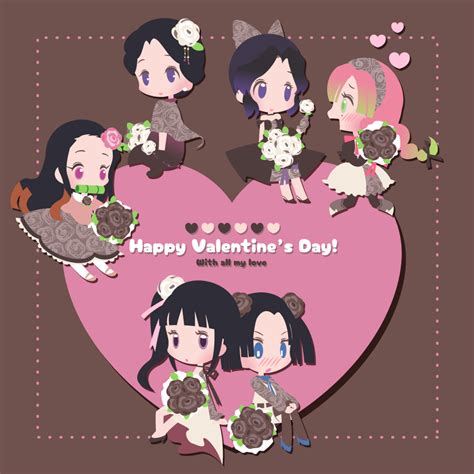 Pin On Kimetsu No Valentines