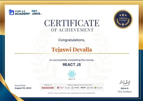 tejaswi devalla on linkedin nxtwave nxtwave ccbp ccbpian reactjs frontenddeveloper coding…