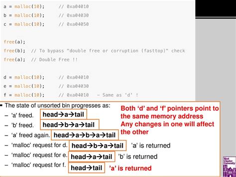 Csc 495583 Topics Of Software Security Heap Exploitation 2 Ppt