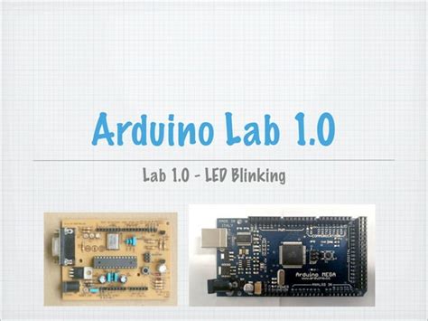 Arduino Lab 1 0 Ppt Free Download