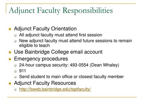 Ppt Adjunct Faculty Orientation Powerpoint Presentation Free Download Id 145834