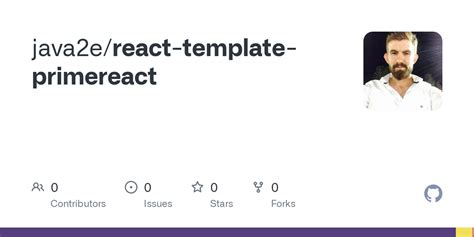Github Java2ereact Template Primereact